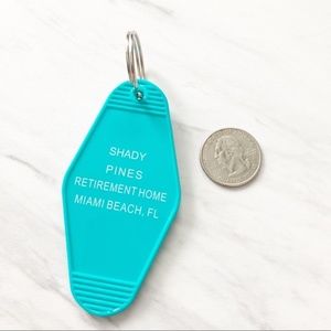 Accessories | Shady Pines Keychain Golden Girls Friend Blue | Poshmark